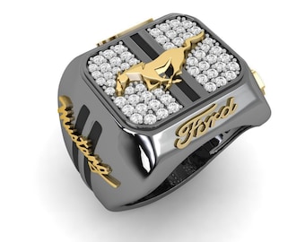 Ford Mustang Ring - Etsy