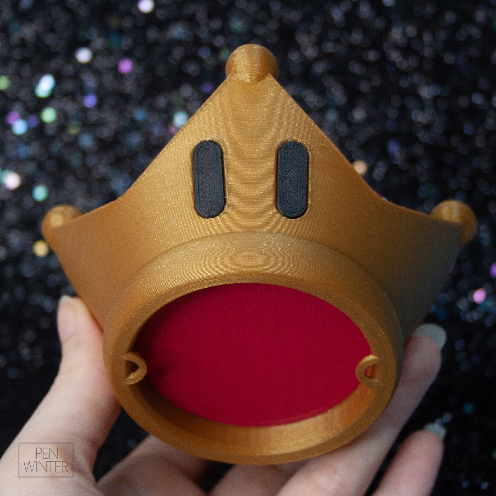 Super Crown Cosplay 3D Print Bowsette Booette Chompette - Etsy