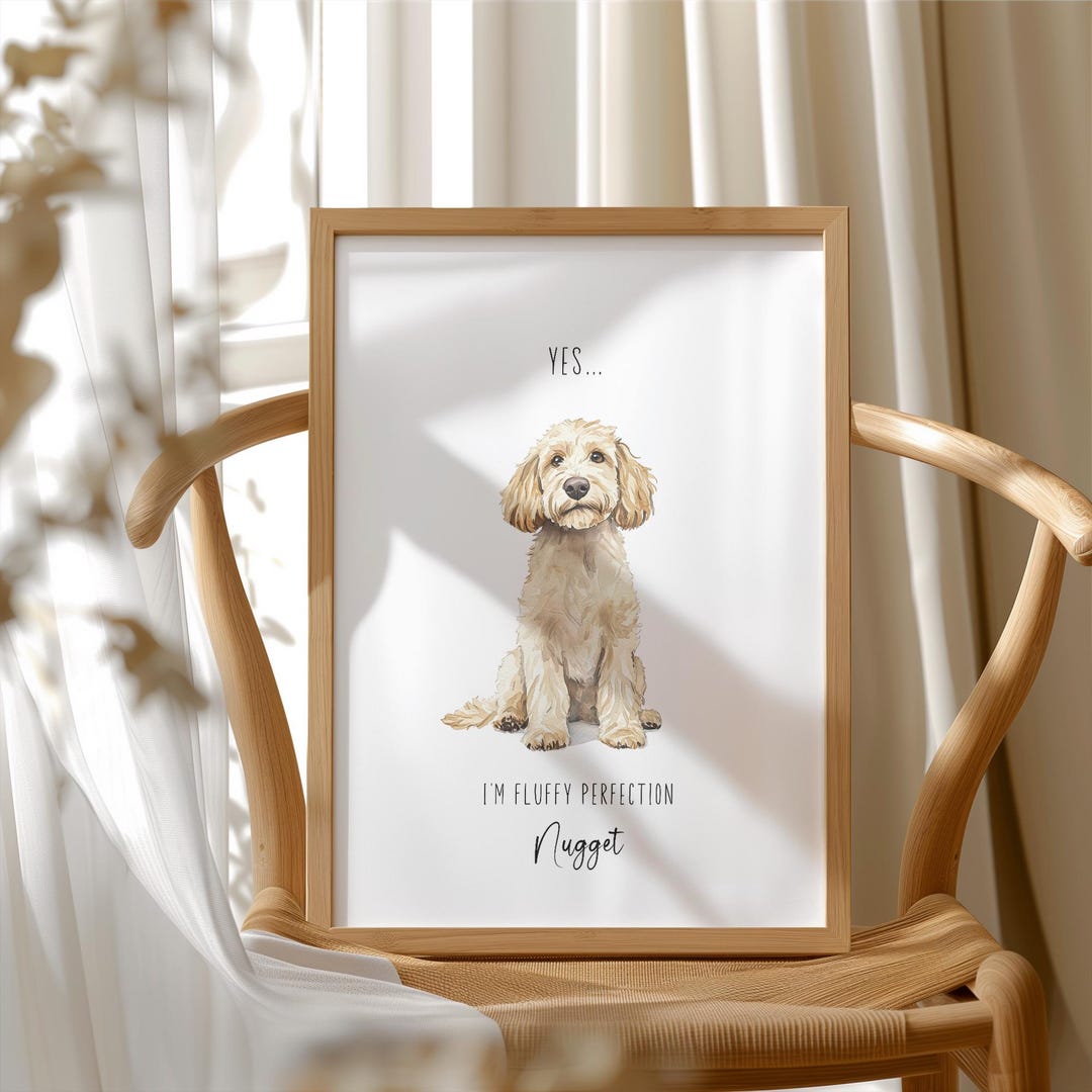 Custom Cockapoo Print, Labradoodle Wall Print, Goldendoodle Print, Dog ...