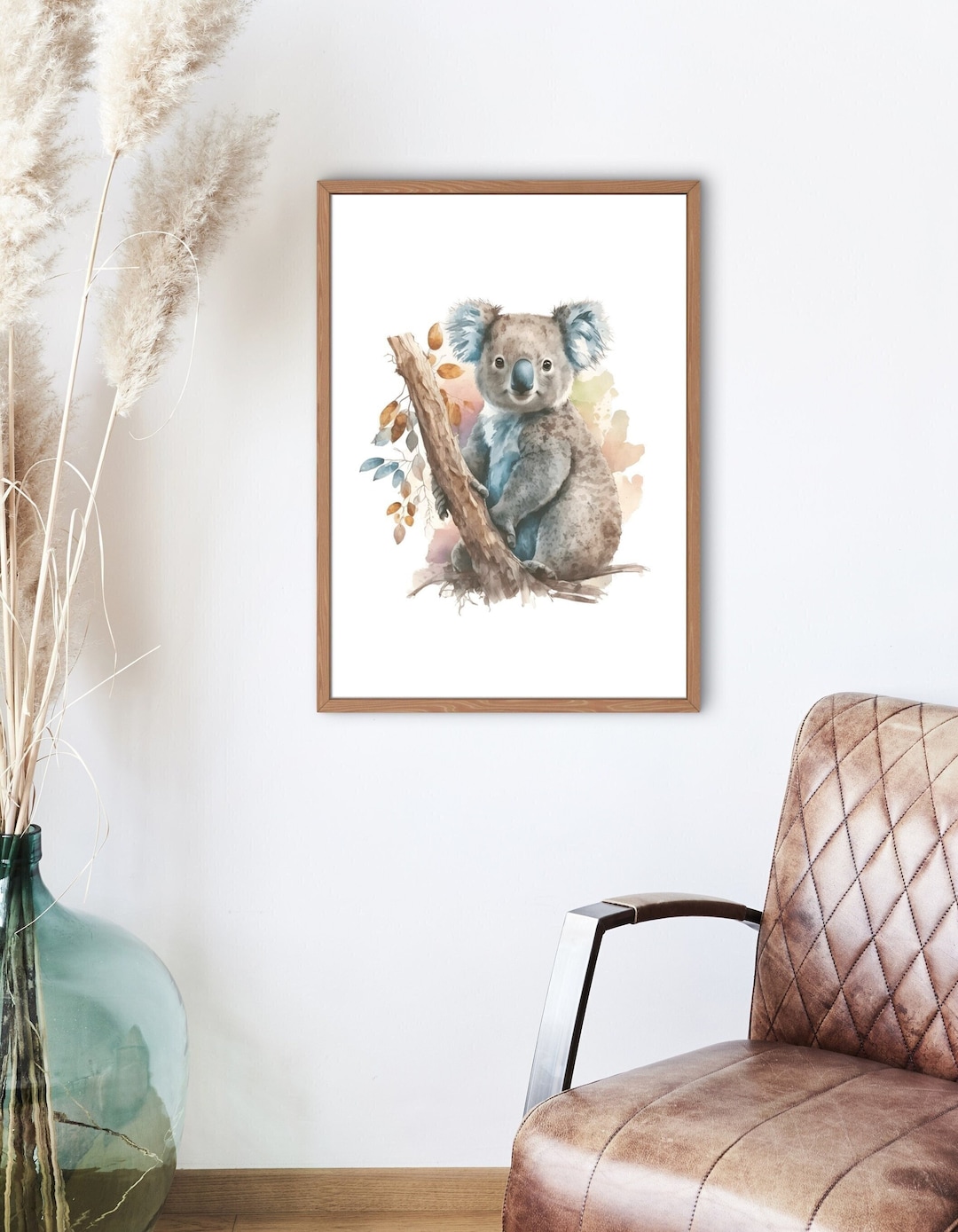 Watercolour Koala Art Print, Koala Wall Art, Australian Wall Art, Koala ...