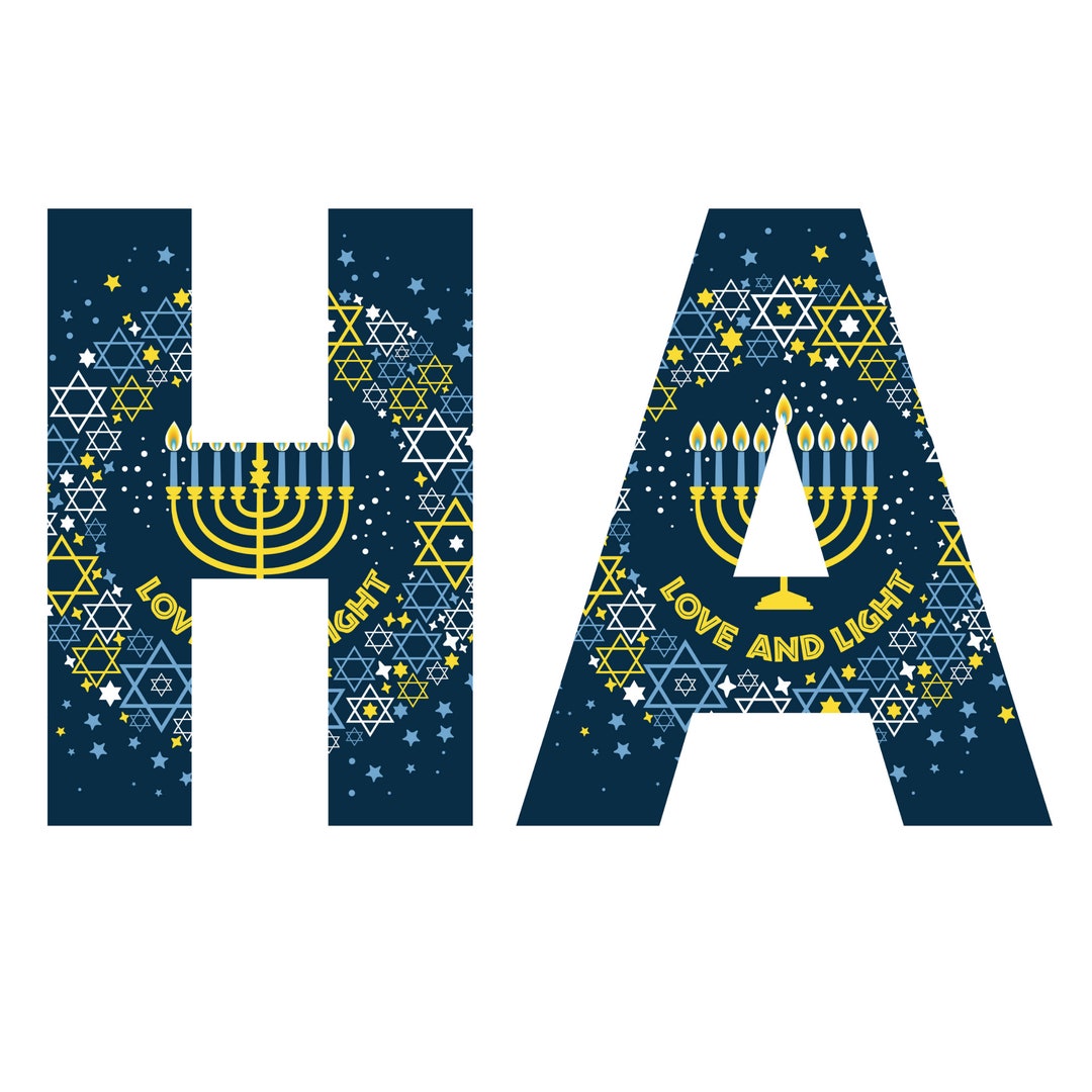 Garland Happy Hanukkah/banner Lettering/hanukkah Decoration/jewish ...
