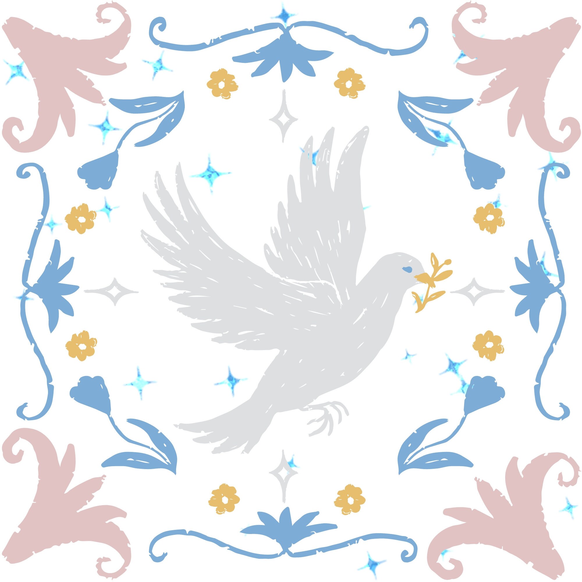 Jewish Symbols Seamless Pattern/digital Paper/printable Digital ...