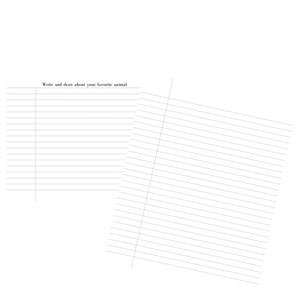 Draw and Write Notebook - Etsy