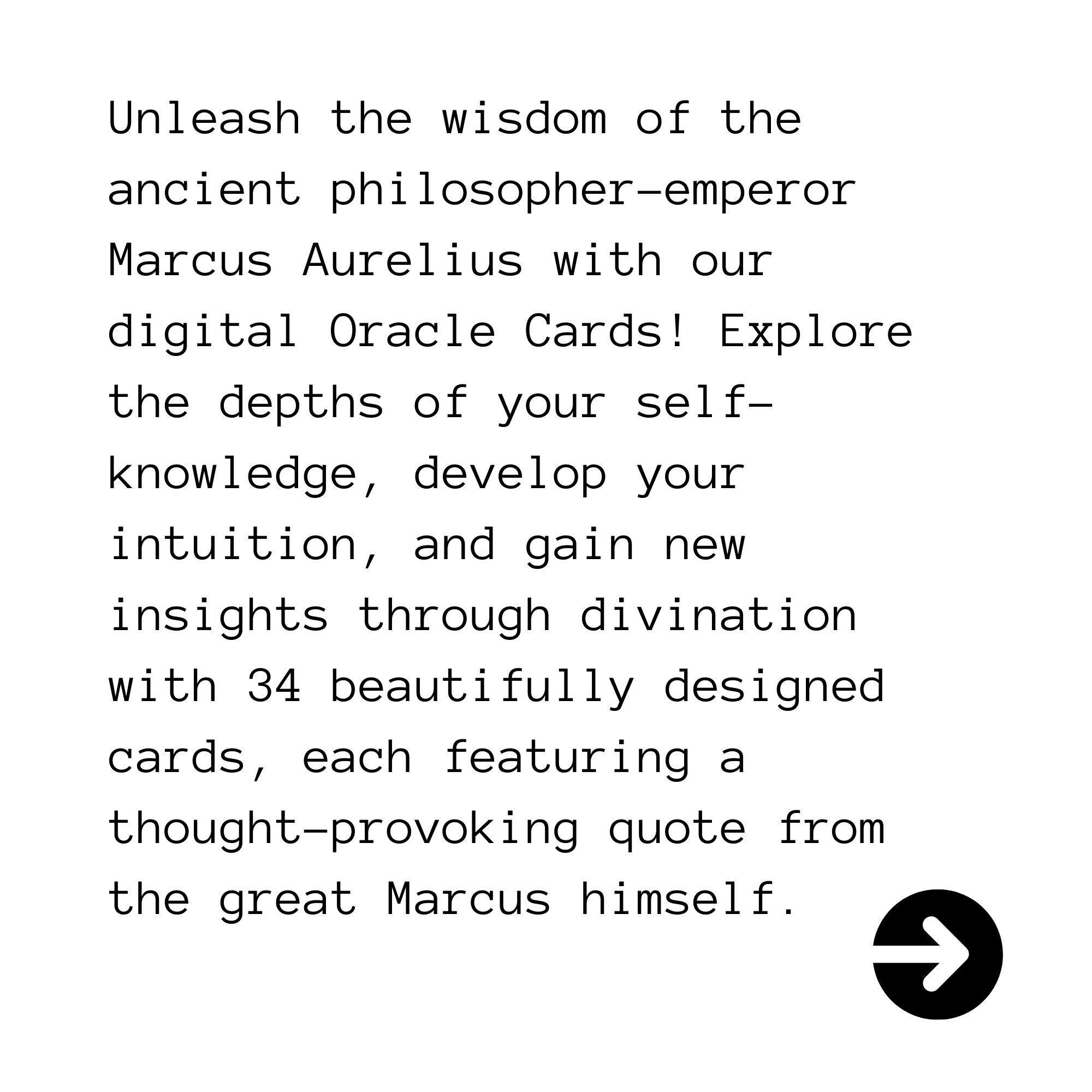 Marcus Aurelius Oracle Cards/quotes Cards Deck/oracle for Spiritual ...