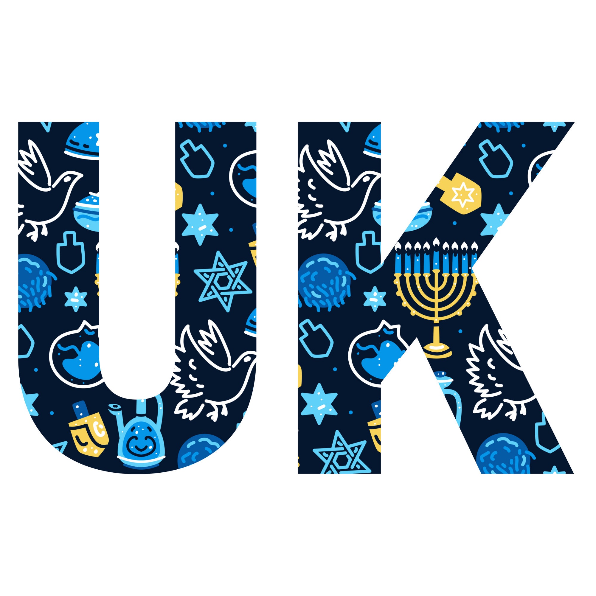 Happy Chanukah/banner Lettering/chanukah Decoration/jewish Holiday ...