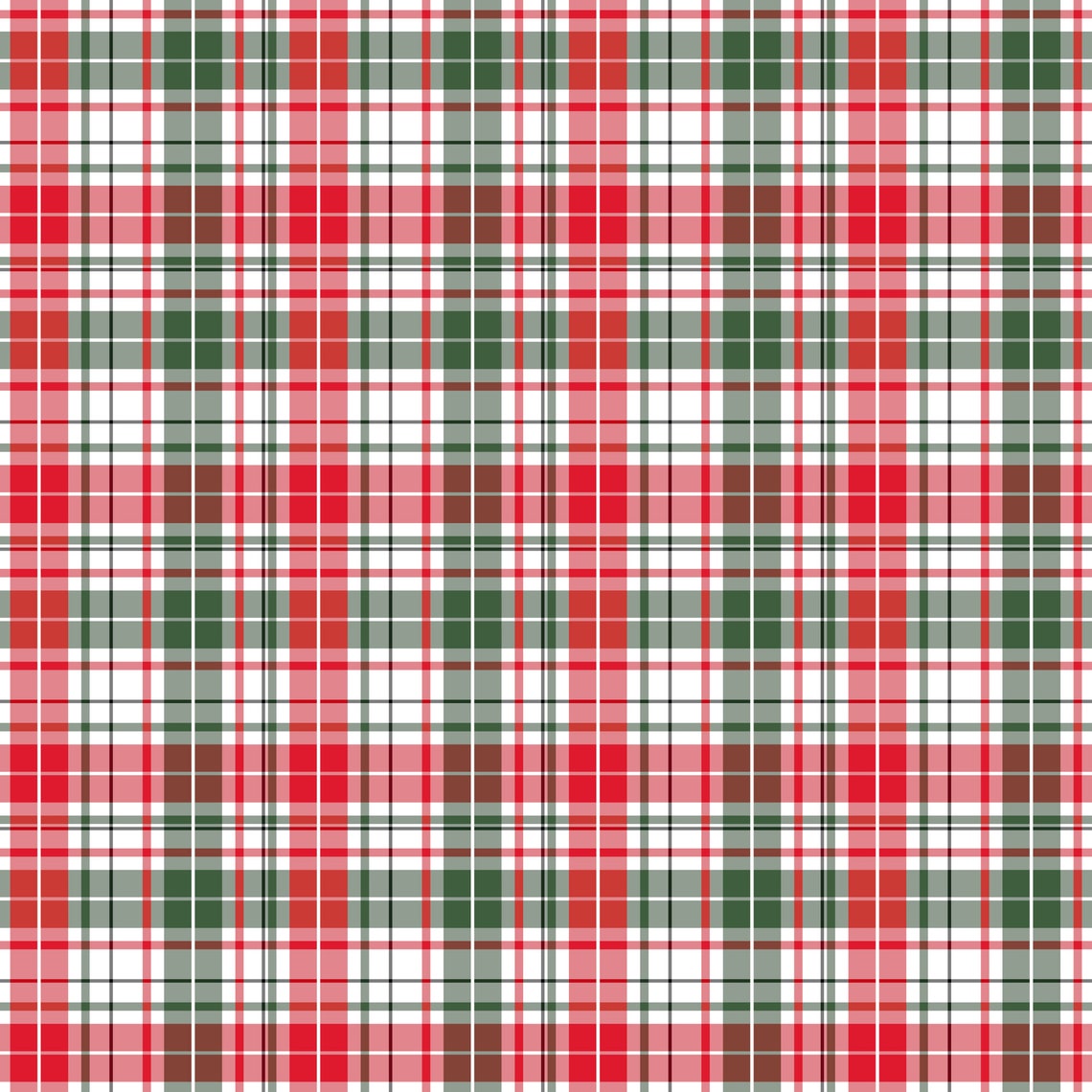 Scottish Tartan Digital Paper Digital Christmas Plaid - Etsy