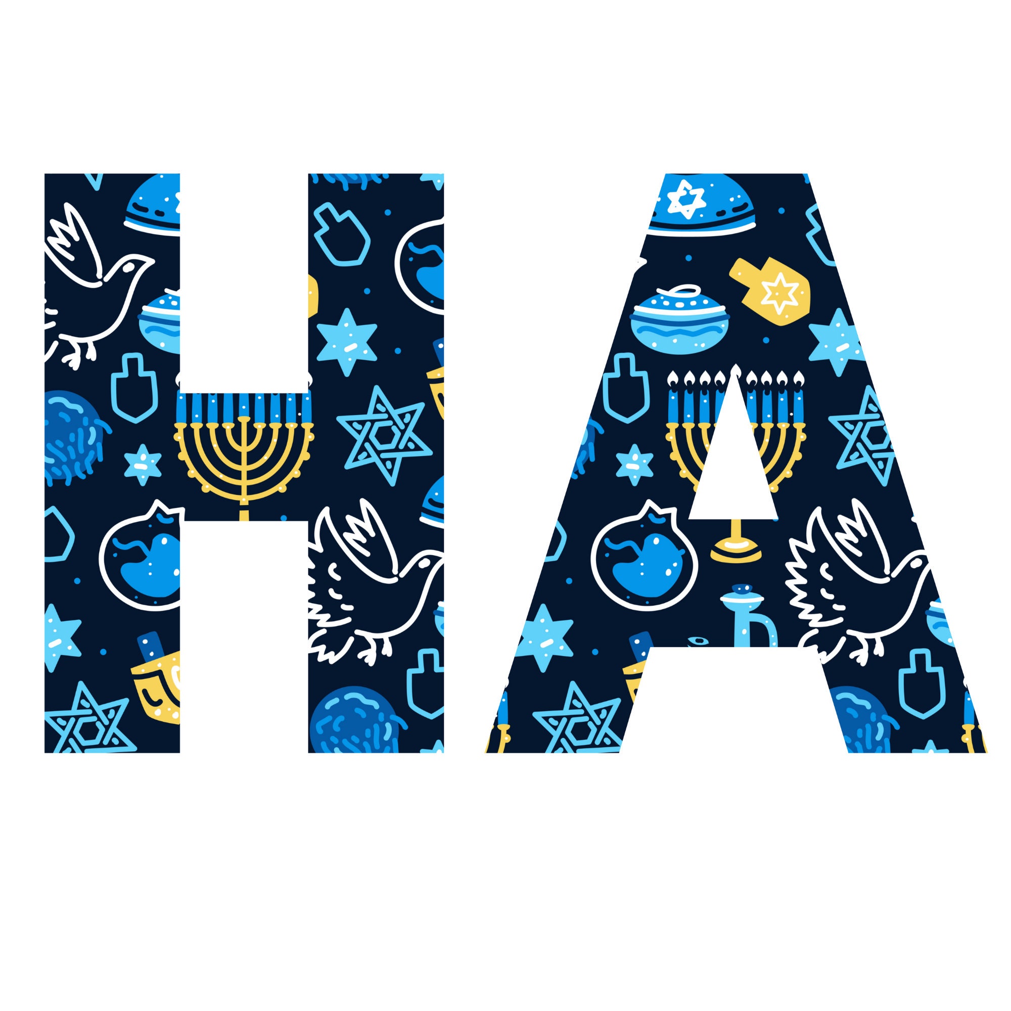 Happy Chanukah/banner Lettering/chanukah Decoration/jewish Holiday ...