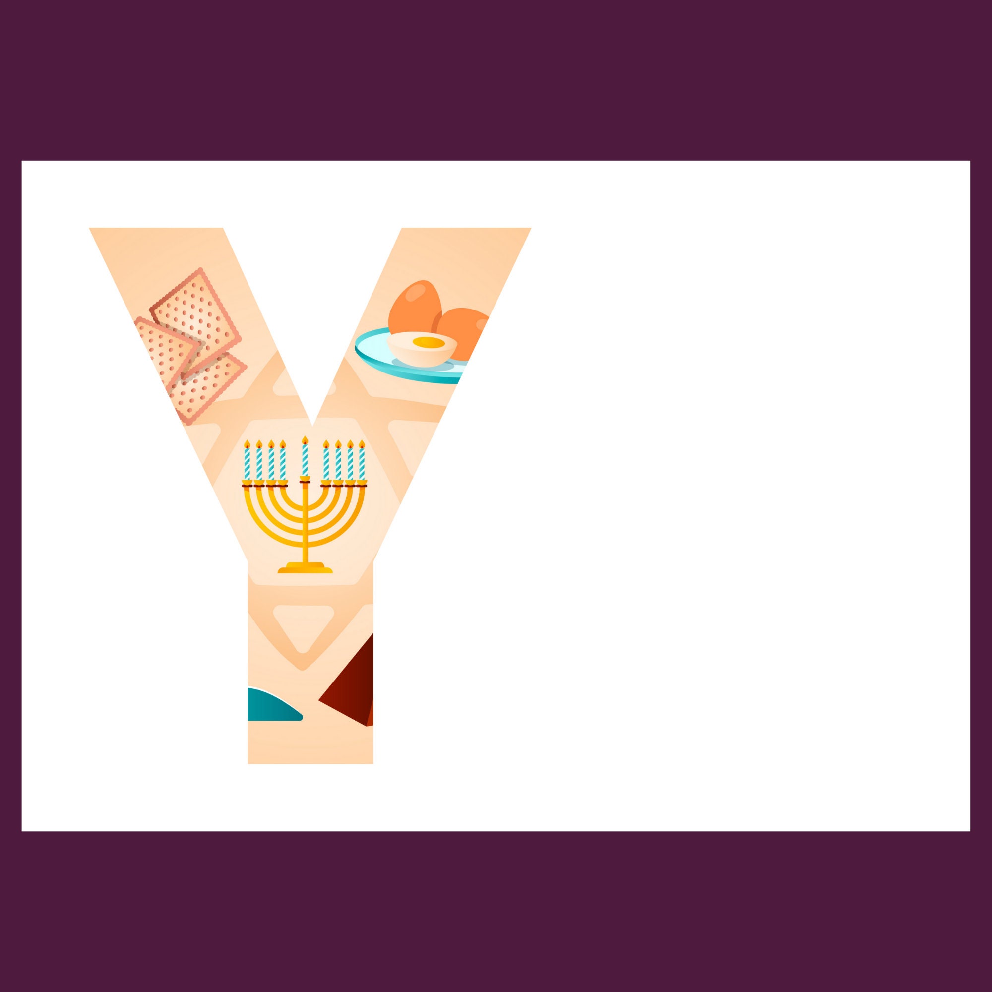 Happy Passover/banner Lettering/passover Decoration/jewish Holiday ...