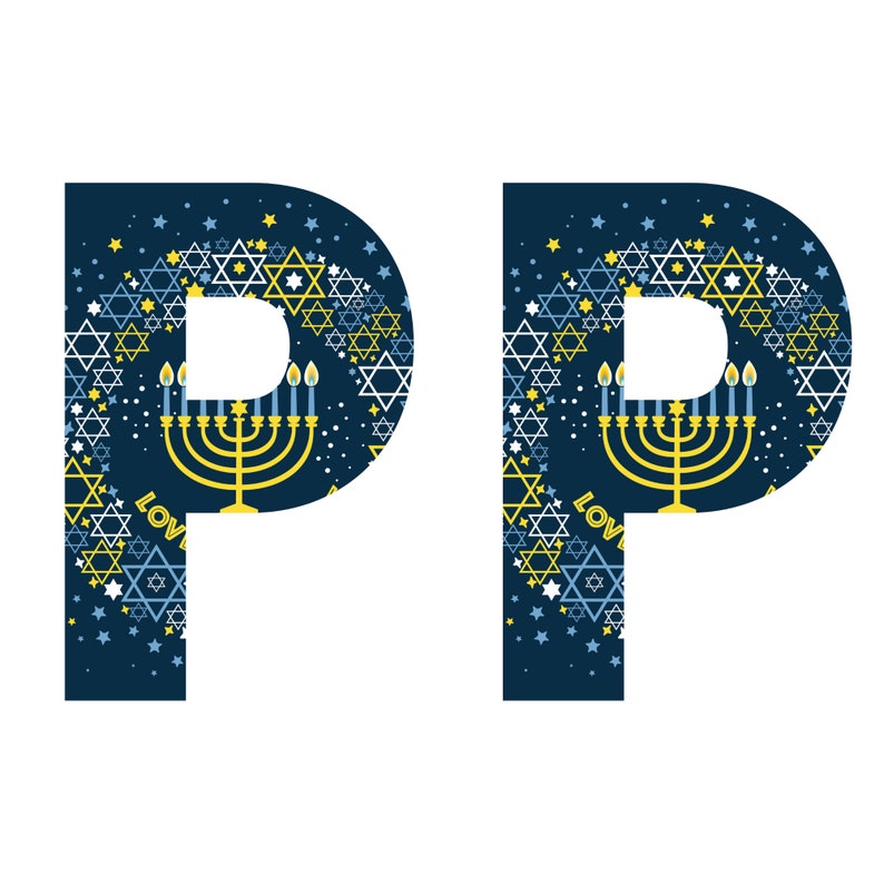 Garland Happy Hanukkah/banner Lettering/hanukkah Decoration/jewish ...