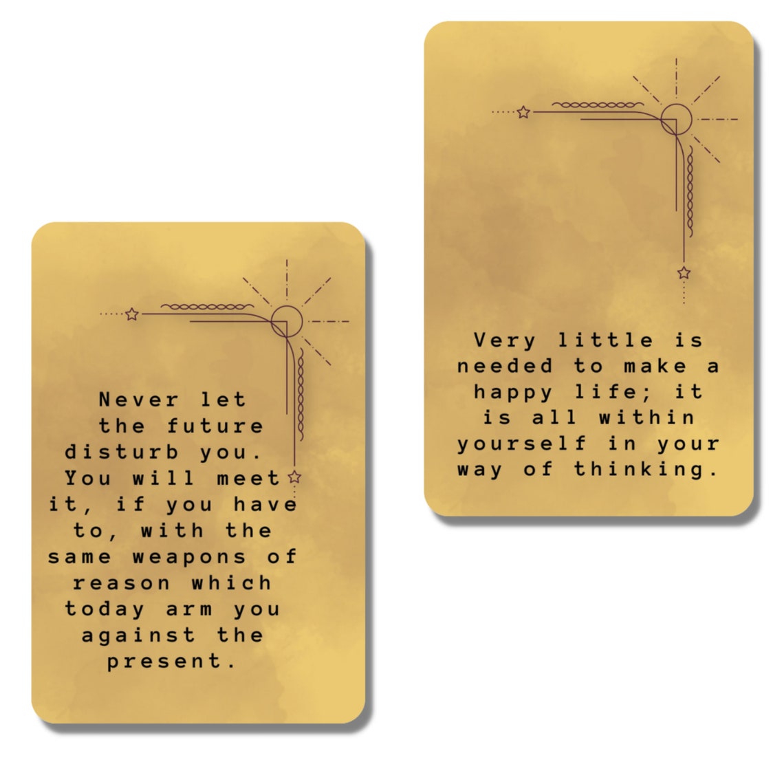 Marcus Aurelius Oracle Cards/quotes Cards Deck/oracle for Spiritual ...