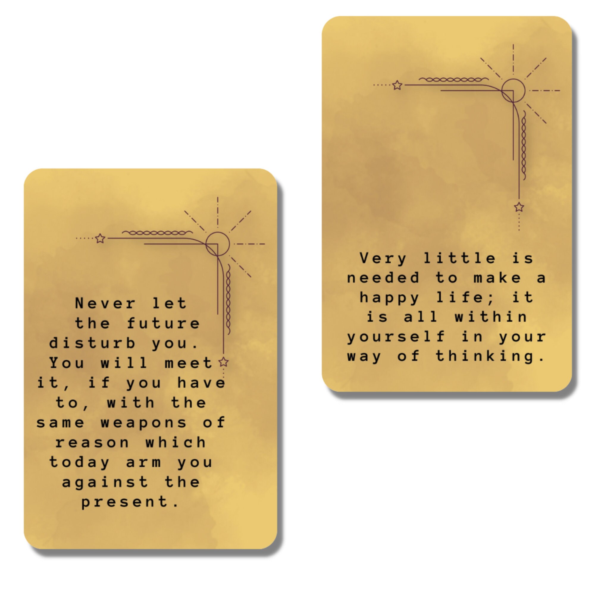 Marcus Aurelius Oracle Cards/quotes Cards Deck/oracle for Spiritual ...