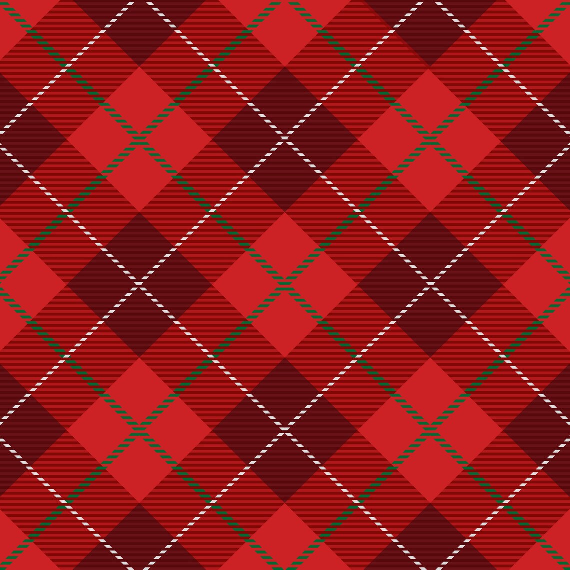 Scottish Tartan Digital Paper, Digital Christmas Plaid Seamless Paper ...