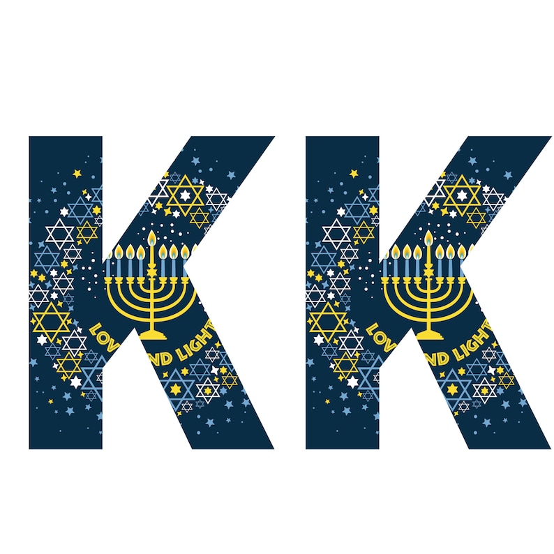 Garland Happy Hanukkah/banner Lettering/hanukkah - Etsy