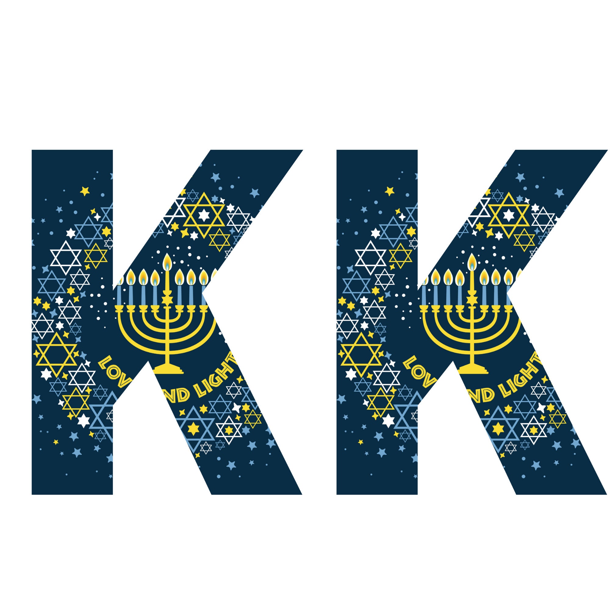 Garland Happy Hanukkah/banner Lettering/hanukkah - Etsy