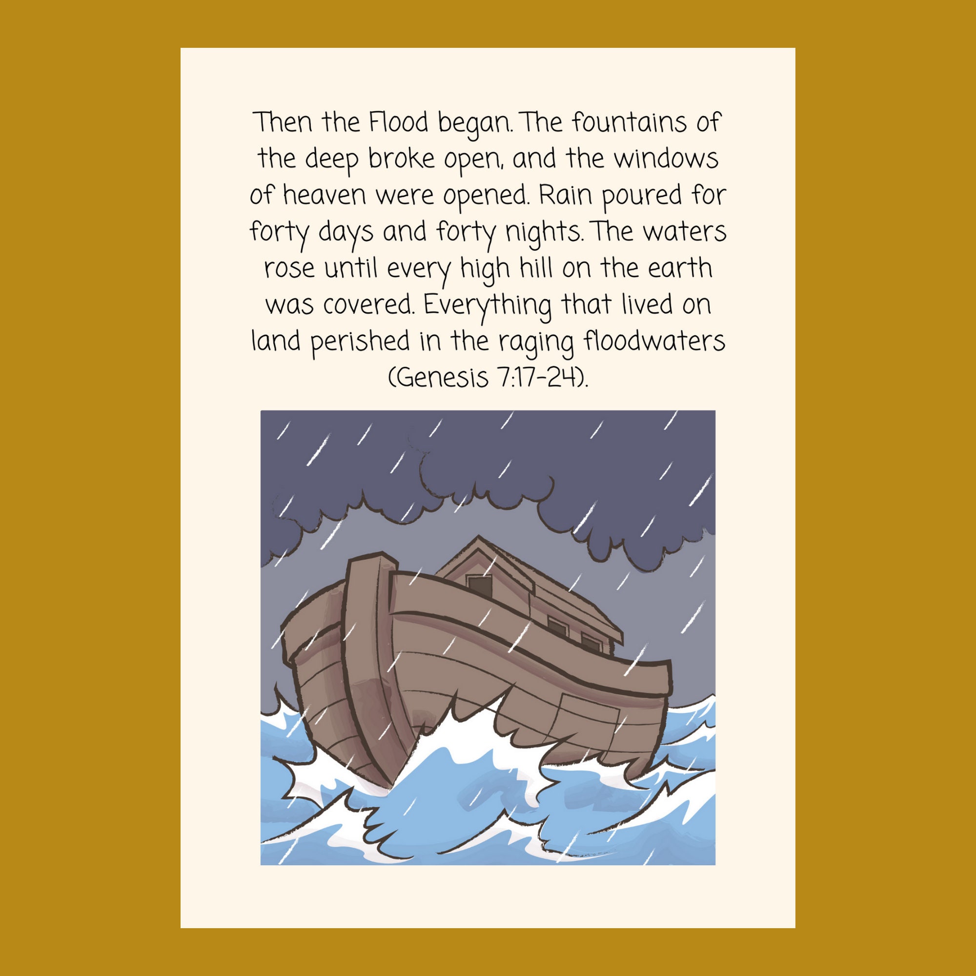 Story of Noahs Ark, Biblical Stories, Bible Unit Study, Genesis for ...