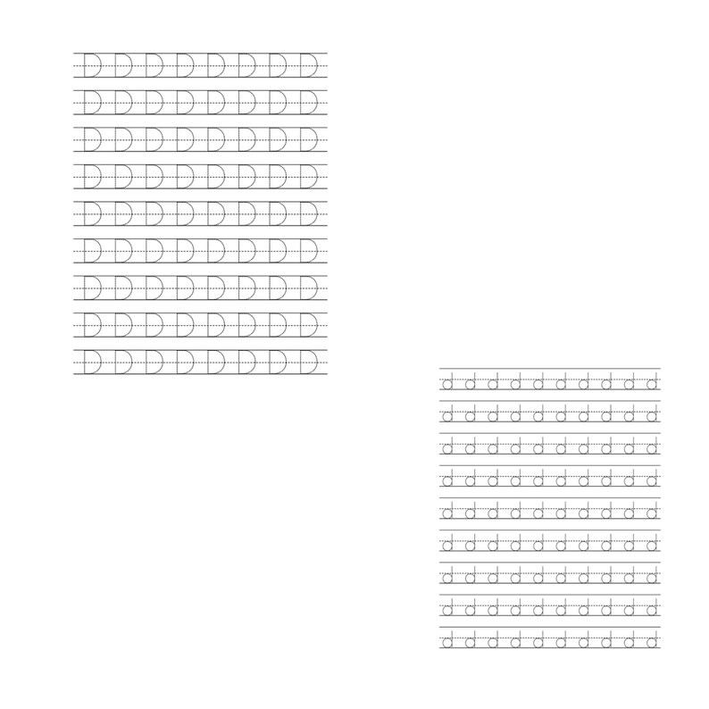 Handwriting Practice Workbook, Trace Letters, Alphabet Practice ...