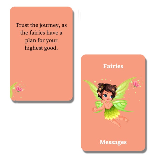 Fairy Message Cards - Etsy