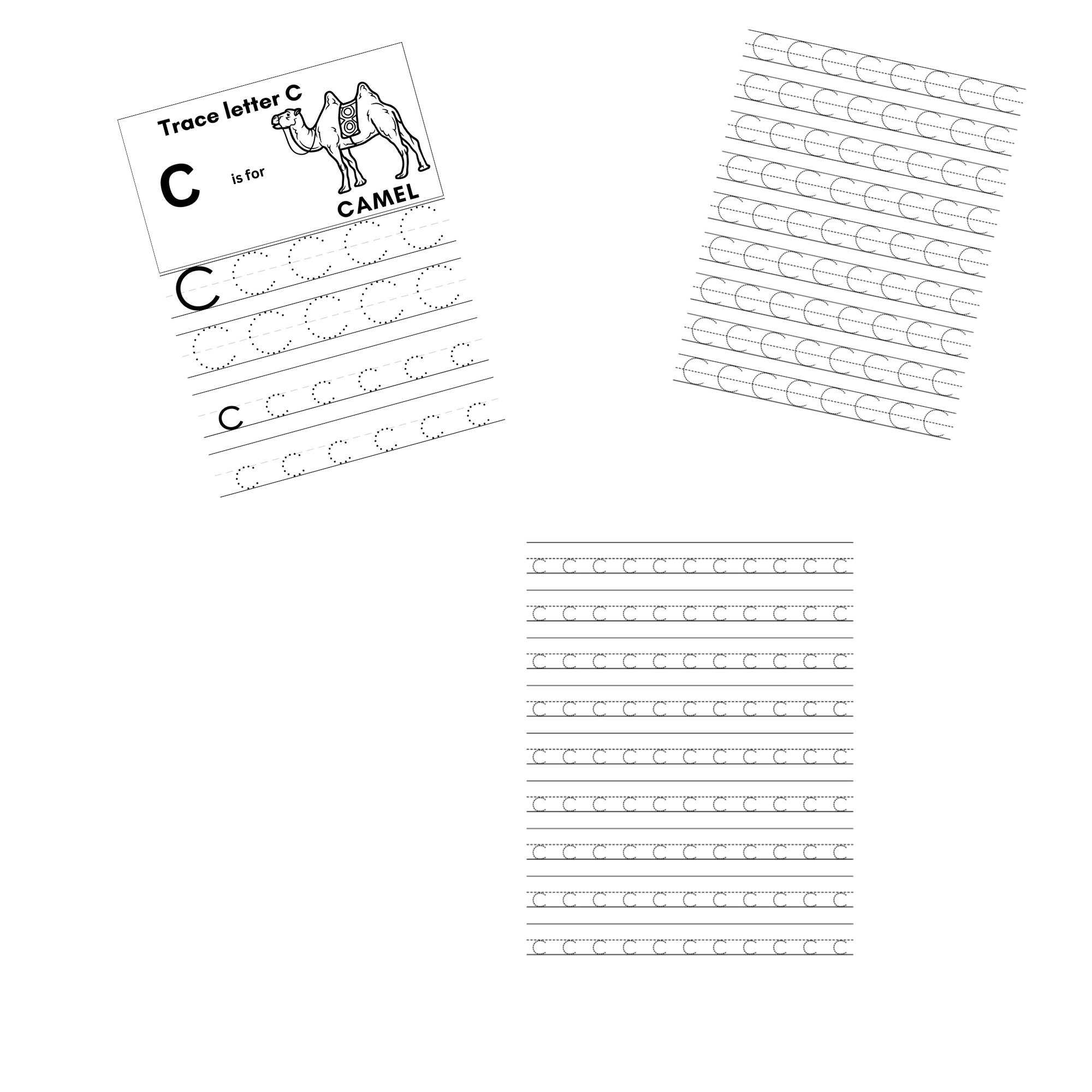 Handwriting Practice Workbook, Trace Letters, Alphabet Practice ...