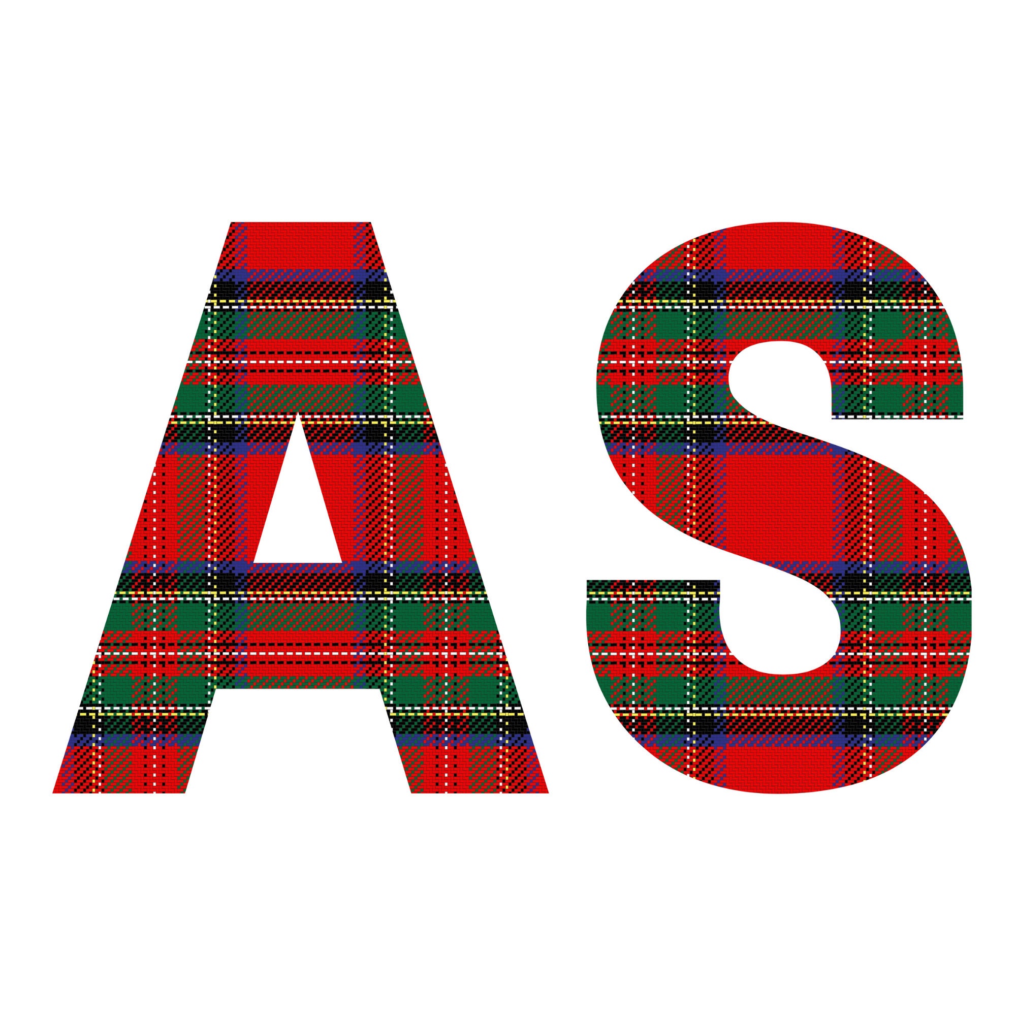 Merry Christmas/banner Lettering/scottish Tartan/ Christmas - Etsy