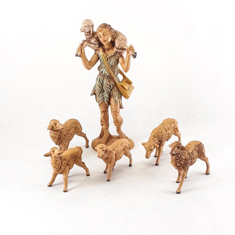 Fontanini 7.5-inch Scale 17 Pieces Nativity Figures 1983 Depose Italy ...