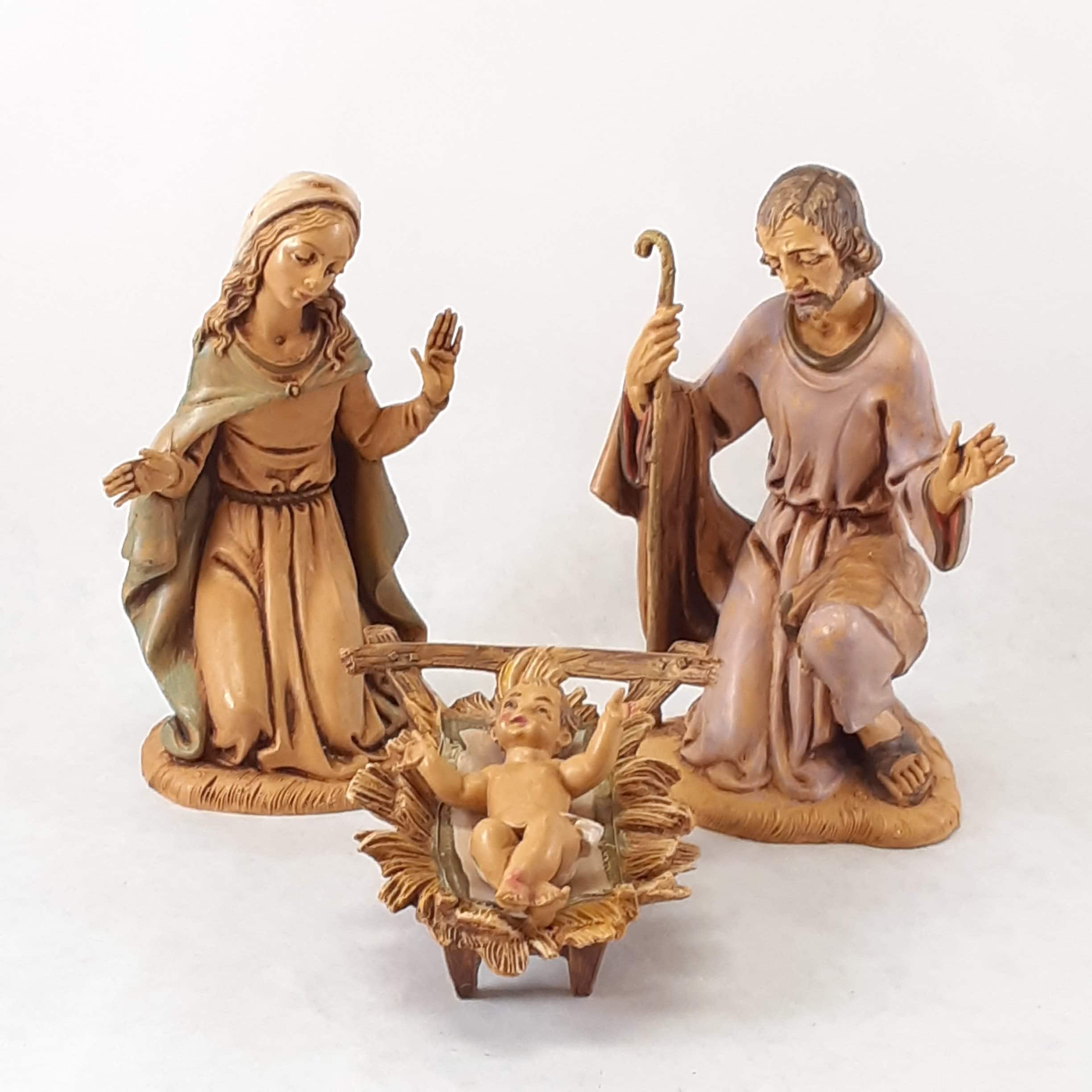 Fontanini 7.5-inch Scale 17 Pieces Nativity Figures 1983 Depose Italy ...