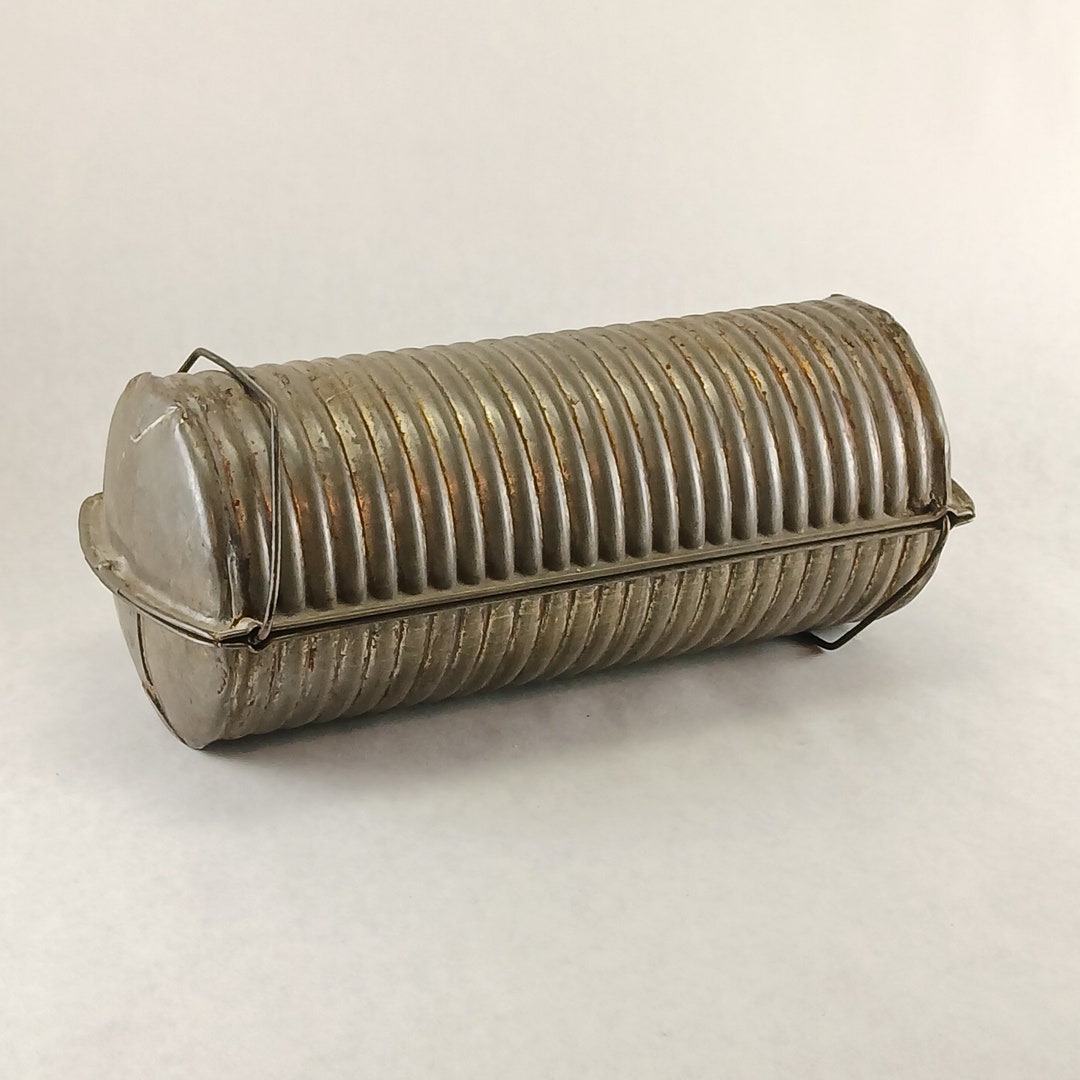 Vintage Round Ribbed Two Part Locking Loaf Pan Crimped Edges 11 In. - Etsy