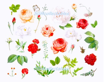 Fresh Cut Flowers Stencil Spring Vinyl Spring Decor Flower - Etsy