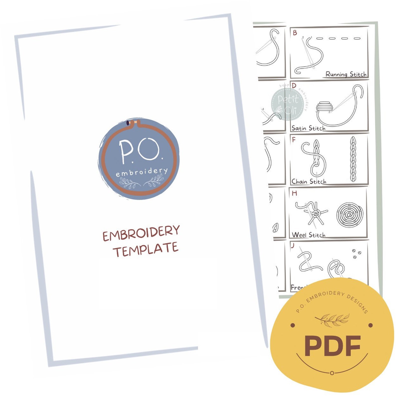 Pregnant Embroidery/pdf Pattern/beginner Embroidery Pattern/pregnant ...