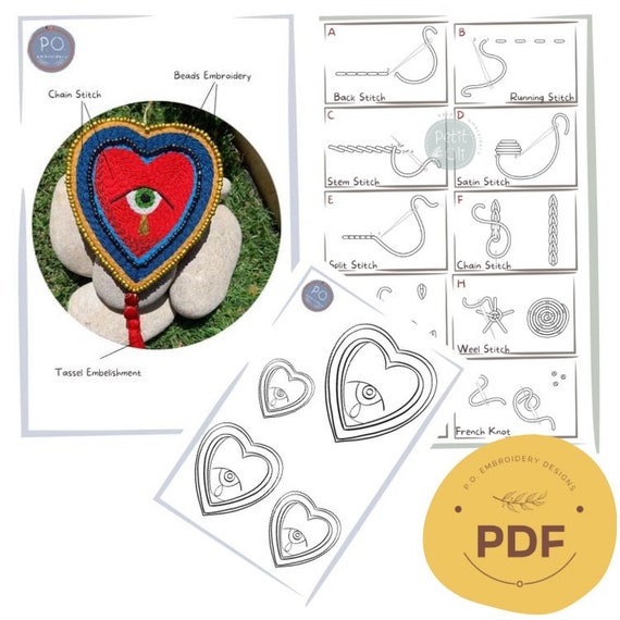 Embroidery PDF Pattern Pdf Pattern Embroidery Pattern Hand - Etsy
