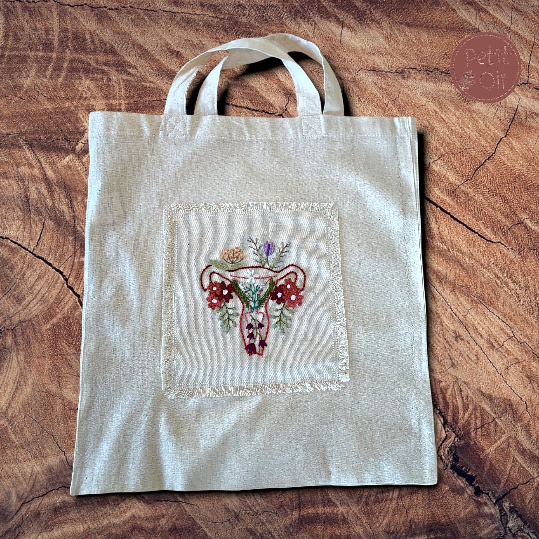 Embroidery PDF Pattern Flower Uterus Uterus Design Pdf - Etsy