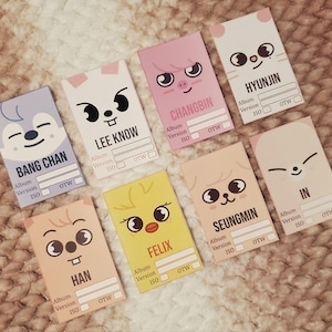 SKZOO Stray Kids Binder Photocard Filler Placeholders [digital Download ...