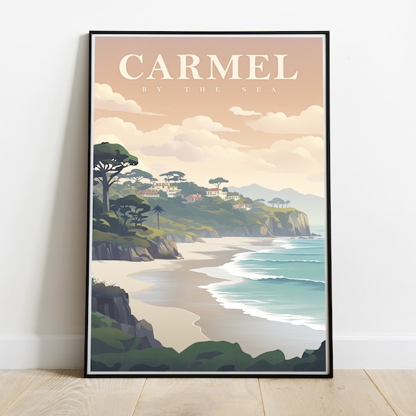 Carmel by the Sea Poster - Etsy