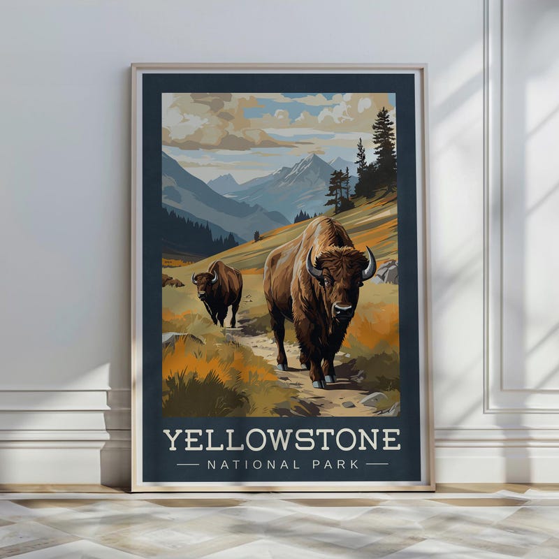Yellowstone Poster - Etsy
