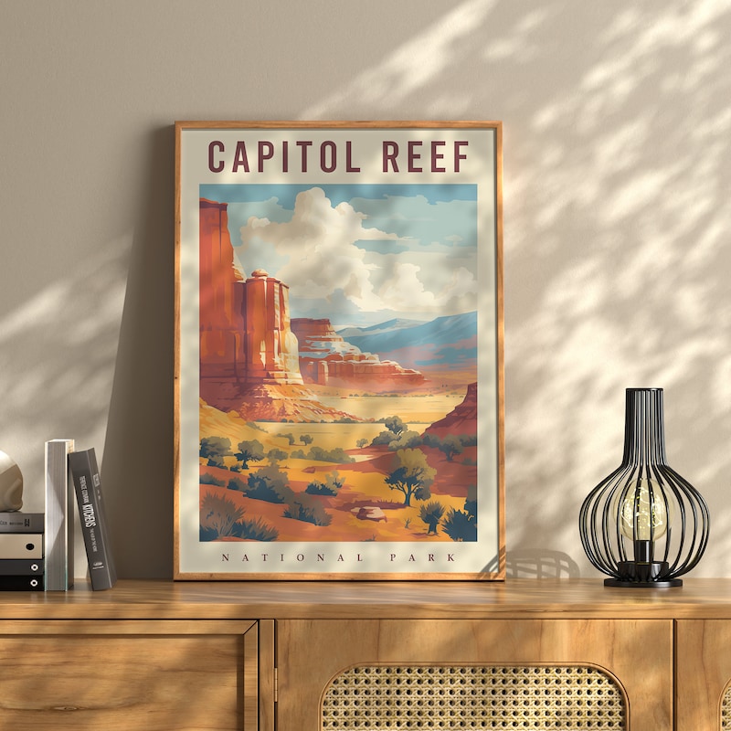 Capitol Reef Poster - Etsy