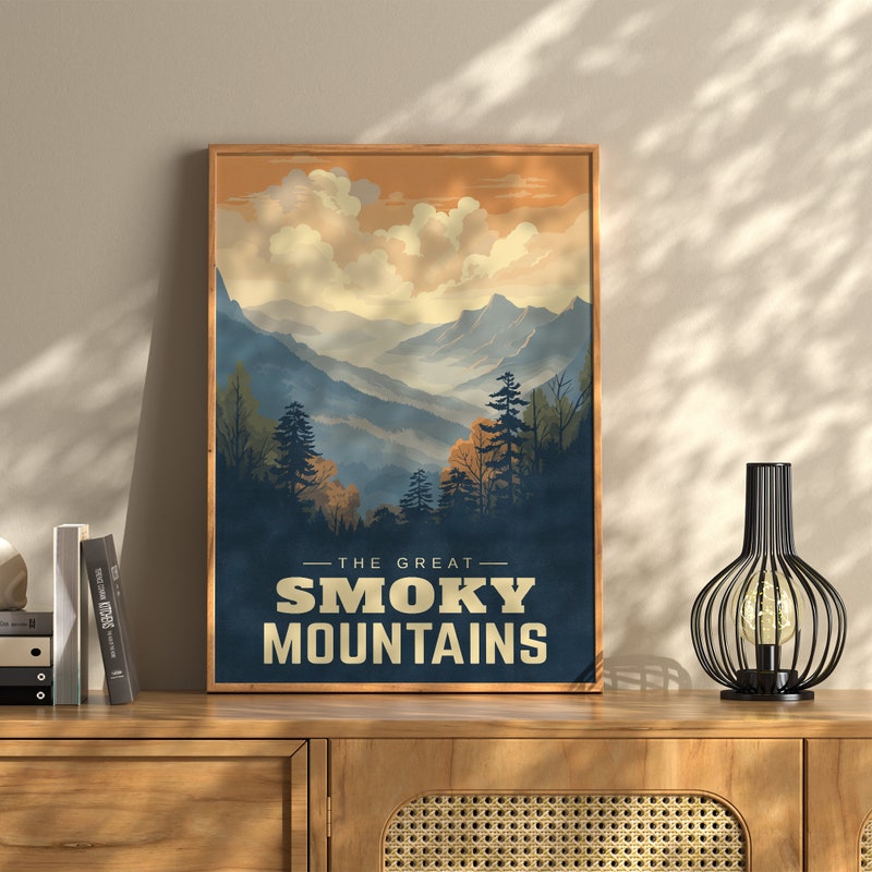 Smoky Mountains Poster - Etsy