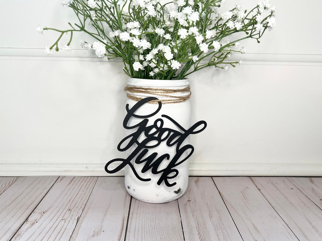 Custom Good Luck Centerpiece Tags: Party Decor - Etsy