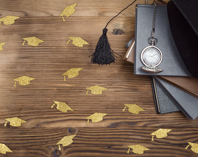 Graduation Confetti - Set of 100 - Handmade - Graduation Party - Party ...