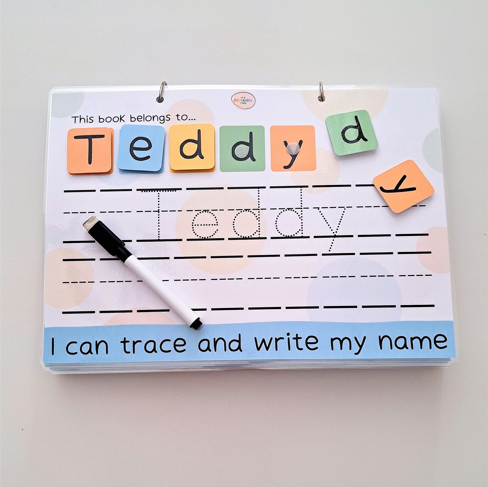 PRESCHOOL LEARNING FOLDER // Personalised Learning File for 4 - Etsy UK