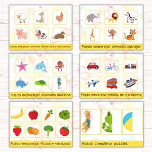 Personalized Spanish Learning Binder: Toddler Activity Book (PDF ...