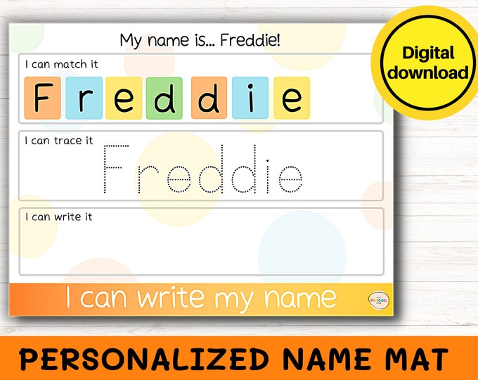 Ficha 'puedo Escribir Mi Nombre' | Aprendo Mi Nombre | Ficha Trazar Y ...