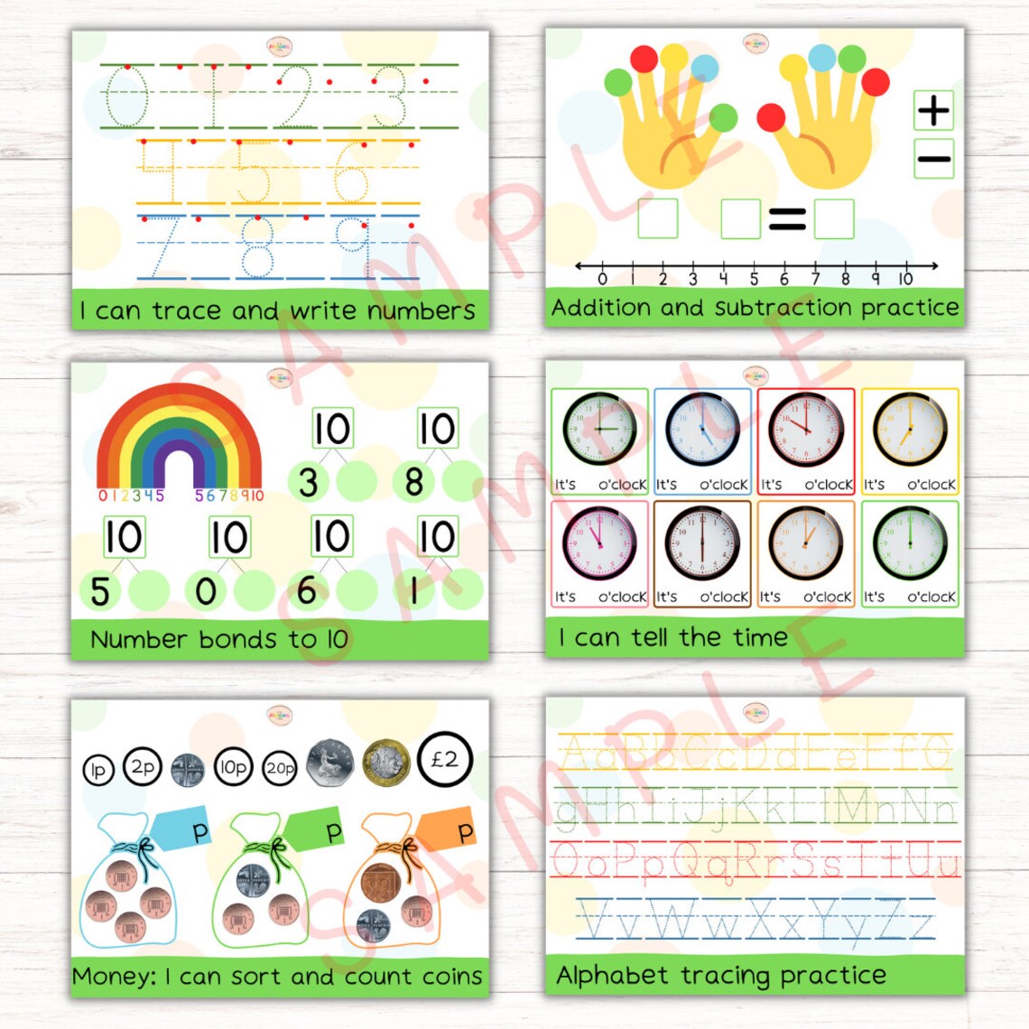 PERSONALIZED LEARNING FOLDER // 5 Years Old Learning File - Etsy UK