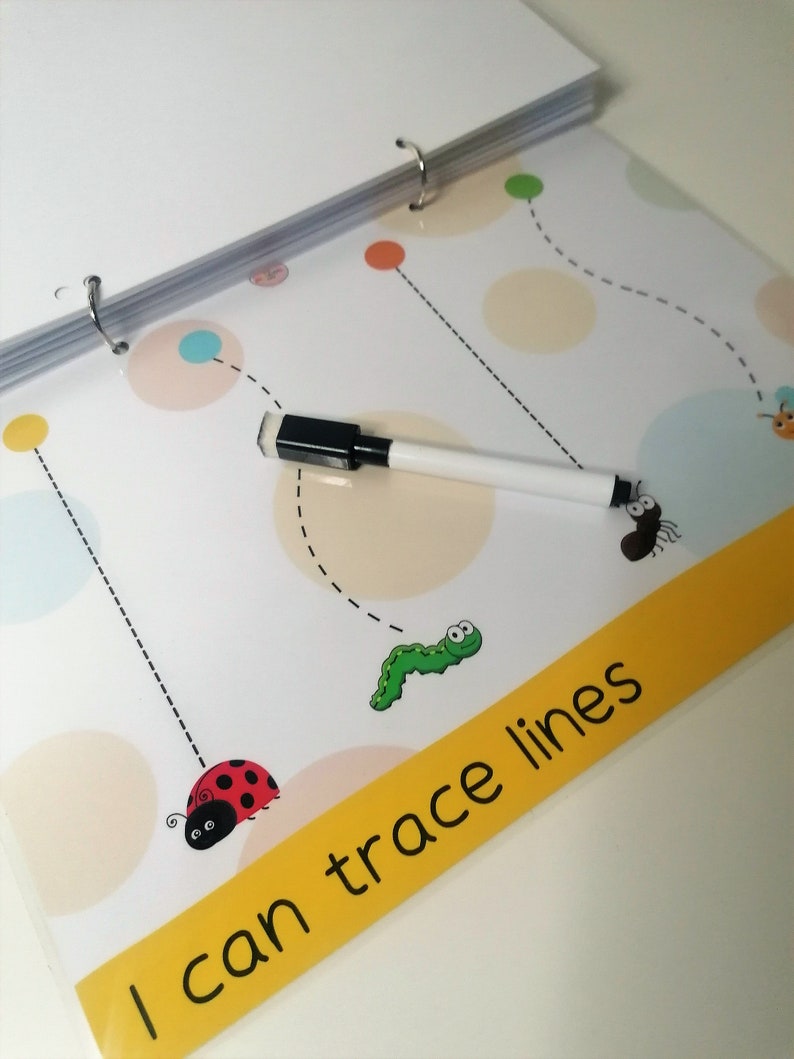 PRINTABLE Toddler Learning Folder Busy Book Activity Book - Etsy UK