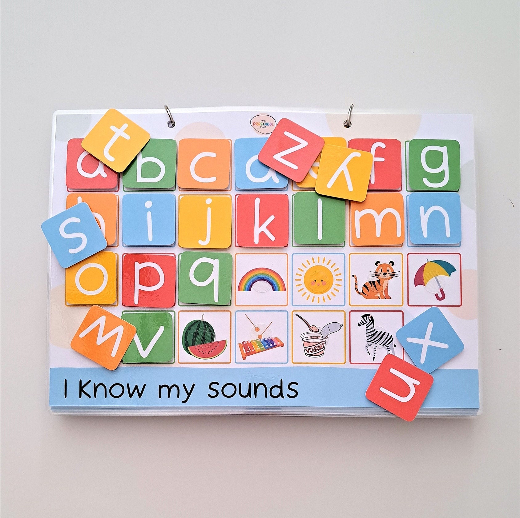 PRESCHOOL LEARNING FOLDER // Personalised Learning File for 4 - Etsy UK