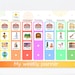 SAVE WITH BUNDLE Routine Chart & Calendar for Kids // Weekly Planner ...