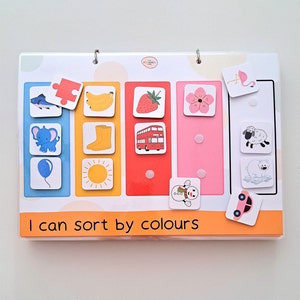 3-year-old LEARNING FOLDER // Preschool Learning File | Personalised ...