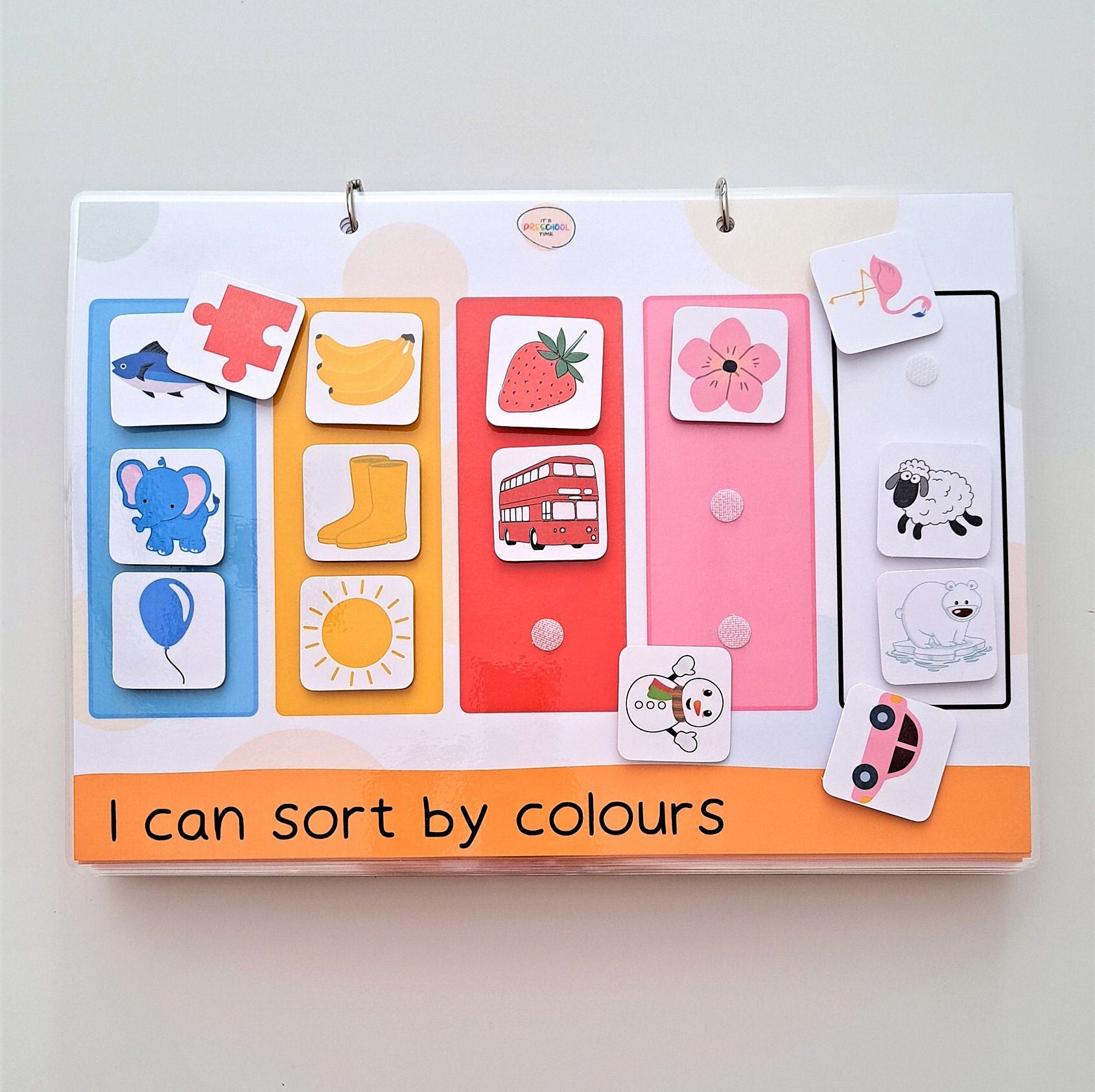 3-year-old LEARNING FOLDER // Preschool Learning File | Personalised ...