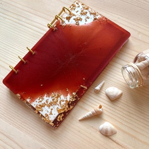 Resin Notebook, Personalized Notebook, Custom Refillable Notebook, A6 ...