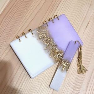 Notebook Gift Set, Personalized Gift Set With Pen, Resin Notebook ...