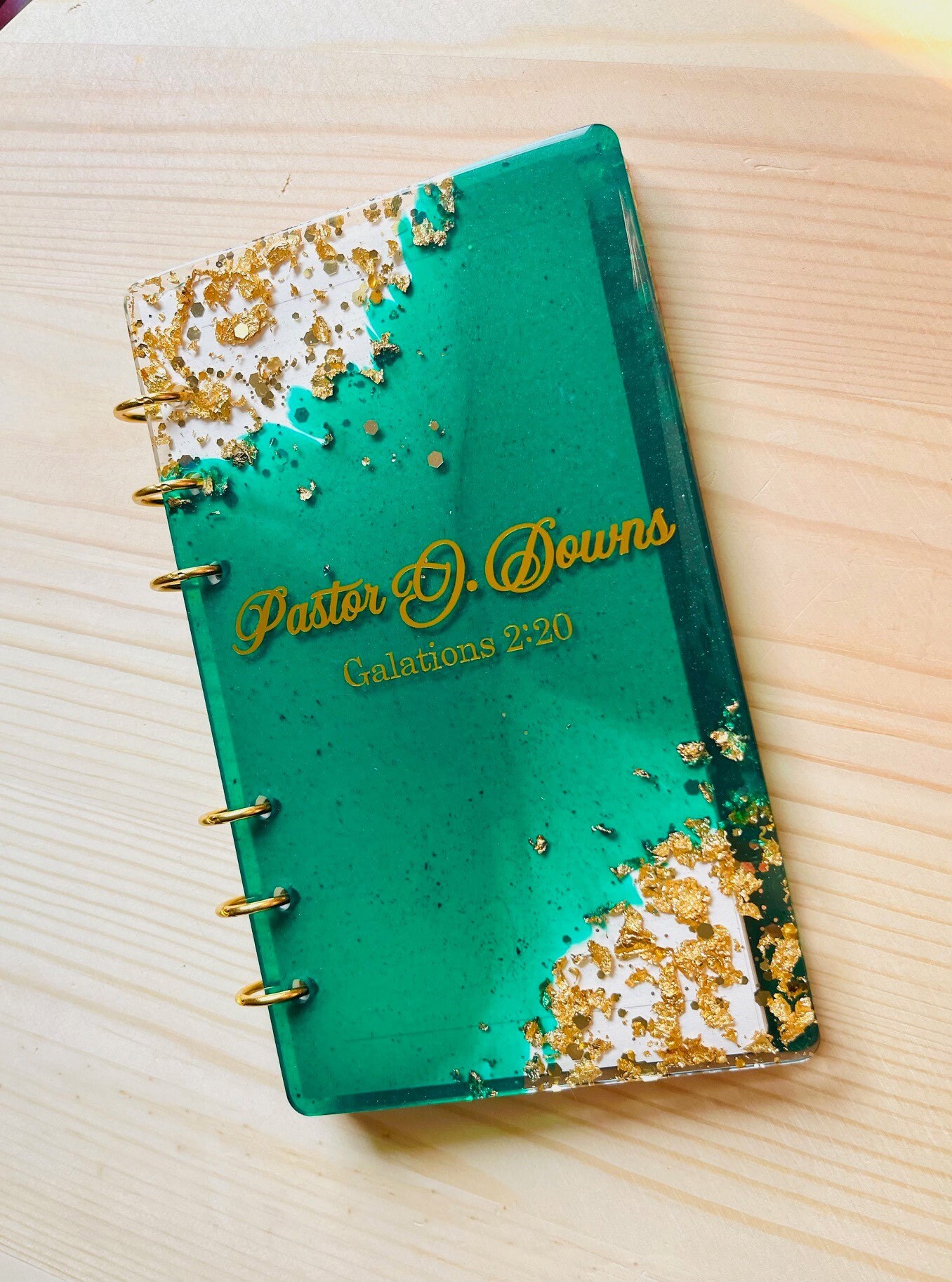 Resin Notebook Personalized Notebook Custom Refillable Notebook - Etsy