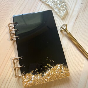 Resin Notebook, Personalized Notebook, Custom Refillable Notebook, A6 ...